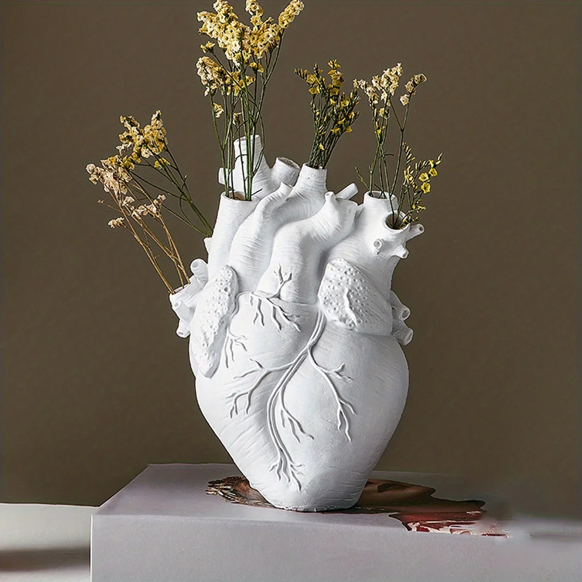 Human Heart Vase - Flip In Cart