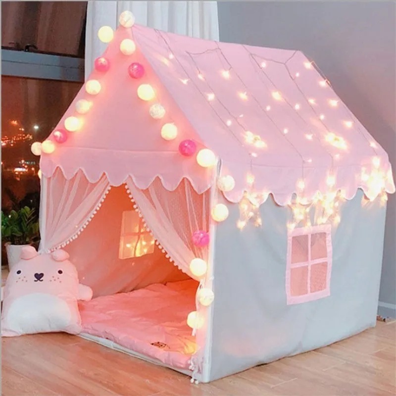 Pink Princess Fortress Tent - Flip In Cart