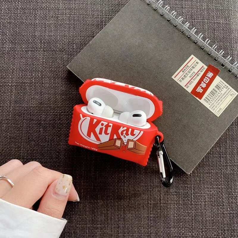 3D Kitkat AirPods Case - Flip In Cart