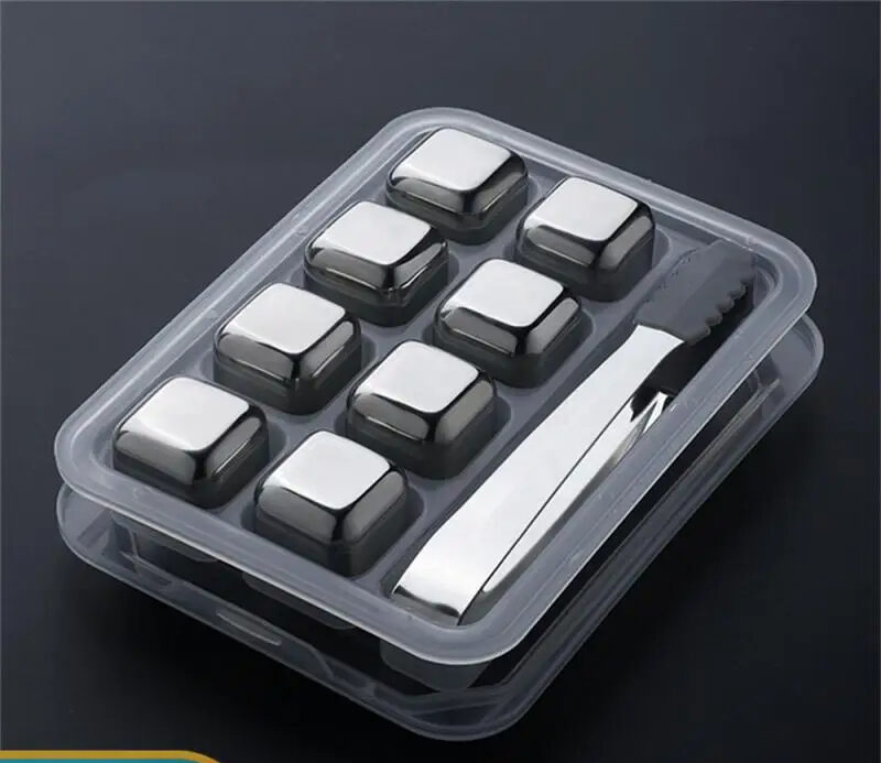 Stainless Steel Ice Cubes - Flip In Cart