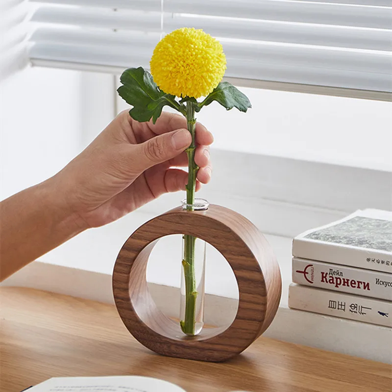 Transparent Hydroponic Flower Vase - Flip In Cart