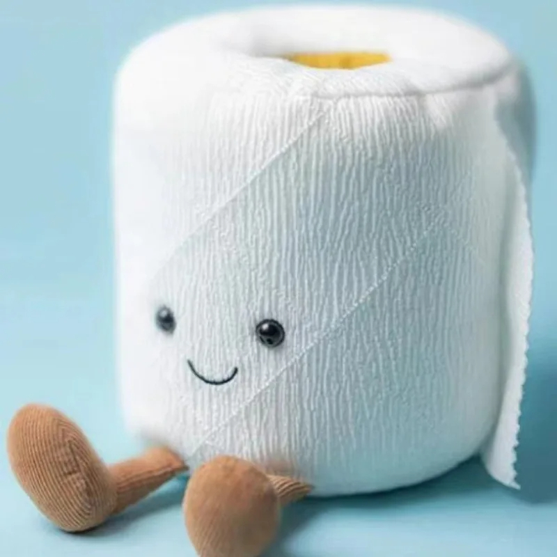 Toilet Paper Roll Plush - Flip In Cart