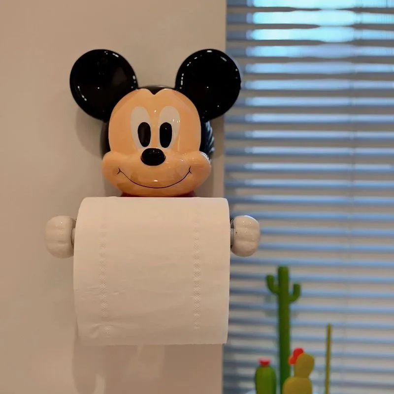 Mickey Mouse Toilet Paper Holder - Flip In Cart